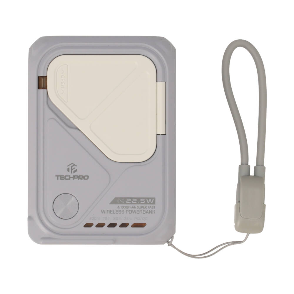 พาวเวอร์แบงค์ TECHPRO Magpack 10000 mAh Magnetic TP-PB10Mag