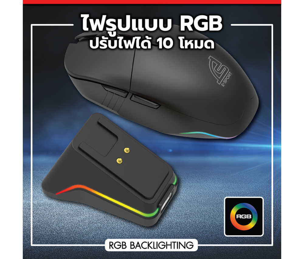 เมาส์เกมมิ่ง Signo Wireless Macro XANDER รุ่น WG-904 สีดำ | Education ...