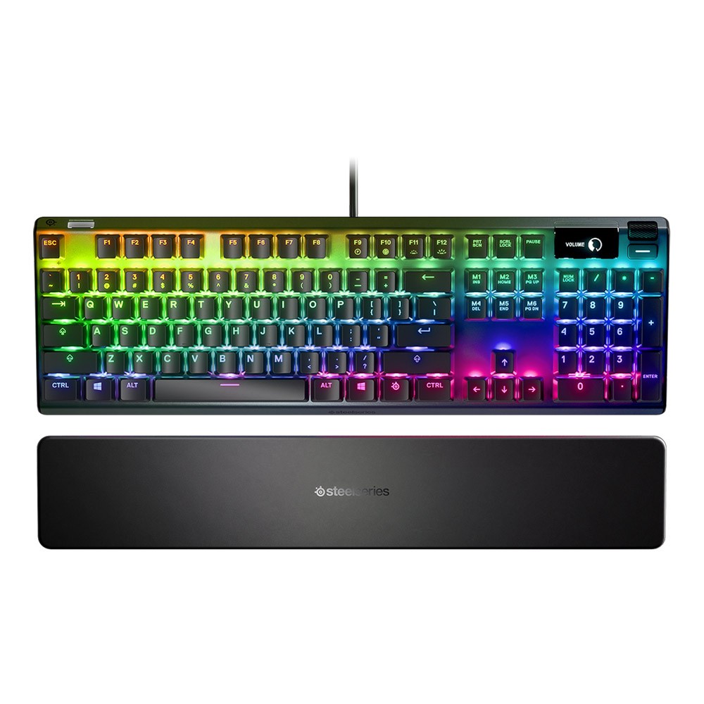 คีย์บอร์ดเกมมิ่ง SteelSeries Apex 7 Red Switch Mechanical TH-EN