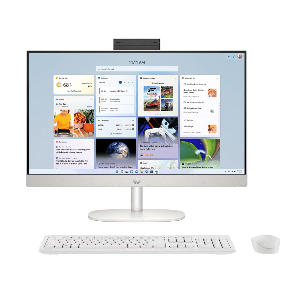 HP DESKTOP AIO 24-CR0088D SHELL WHITE
