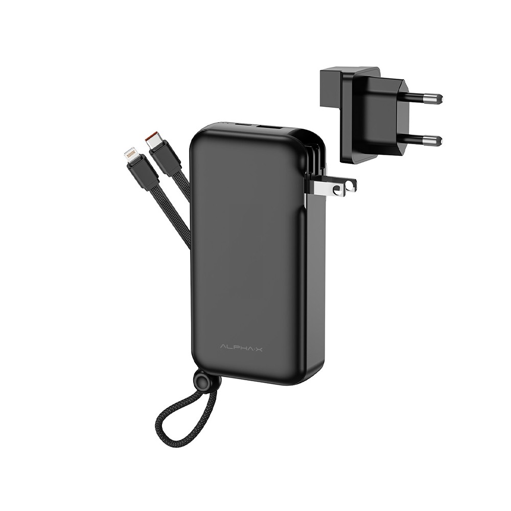 พาวเวอร์แบงค์ ALPHA 10,000 mAh ALPC10-26PD Black