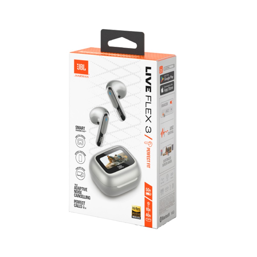 หูฟังไร้สาย JBL Live Flex 3 Silver