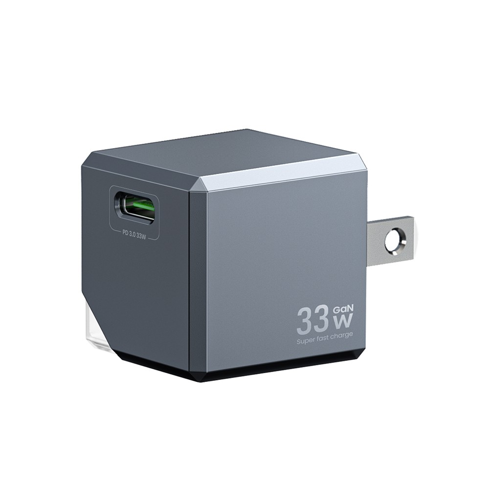 อะแดปเตอร์ ALPHA·X Wall Charger 1 USB-C 33W GaN Gray