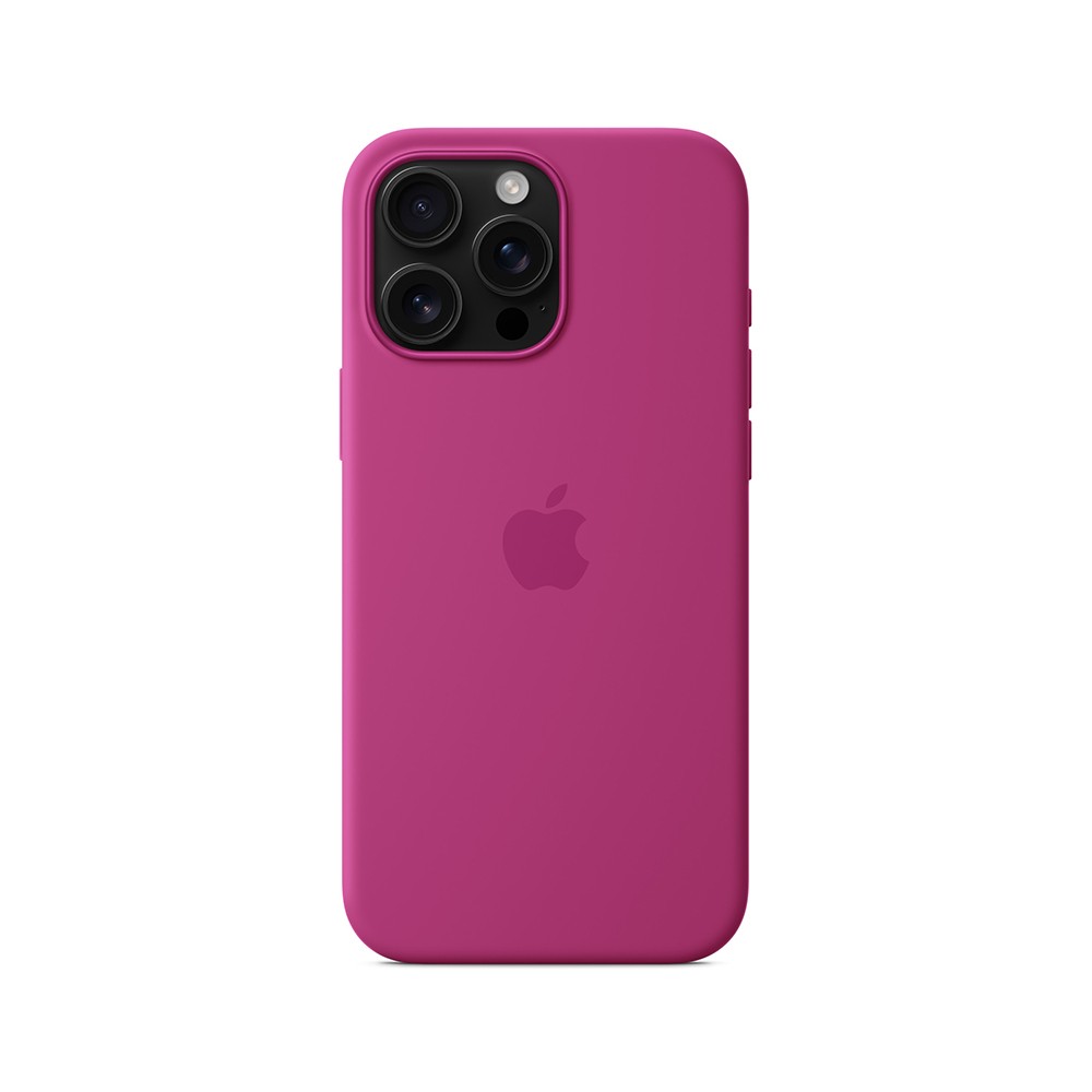 เคสซิลิโคน Apple iPhone 16 Pro Max Silicone Case with MagSafe - Fuchsia