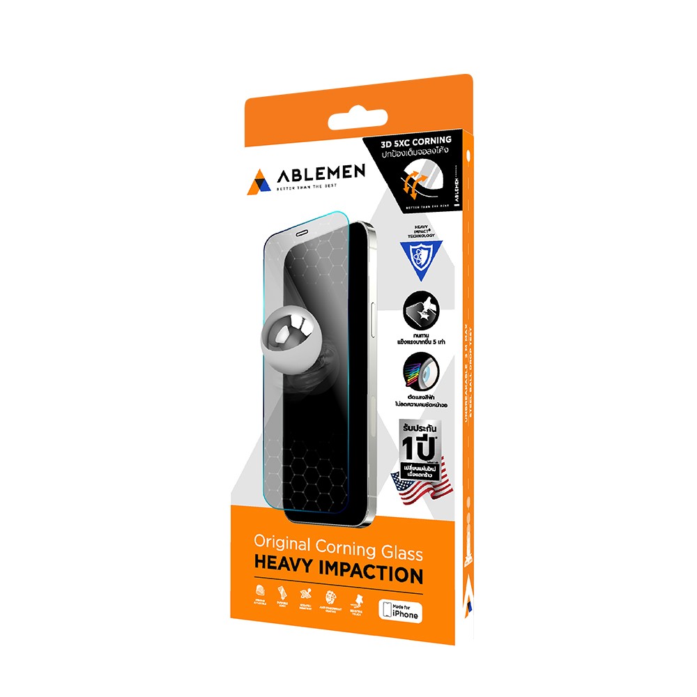 ฟิลม์กันรอย Ablemen BLC iPhone 16 Pro 3D 5XC