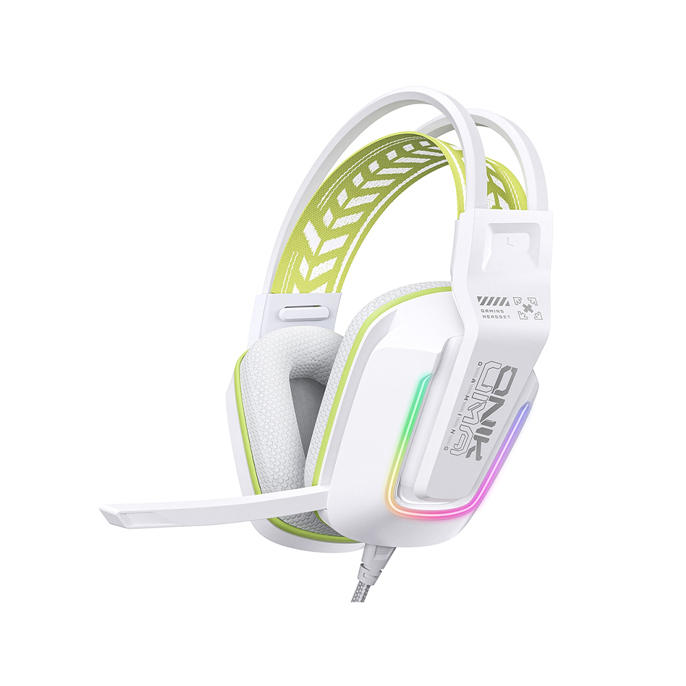 หูฟังเกมมิ่ง Onikuma X13 RGB 3.5mm สีขาว รุ่นใหม่ล่าสุด