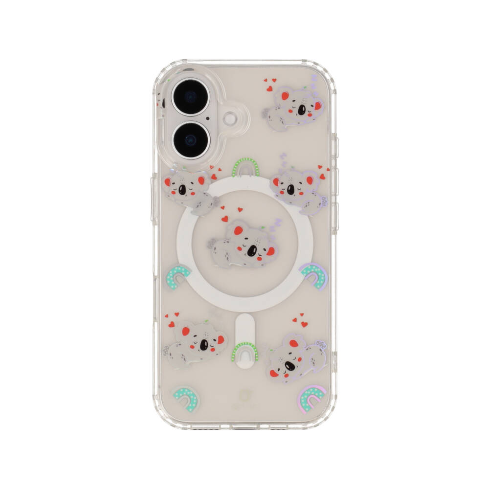 เคส QPLUS iPhone 16 Koala Clear with Magnetic