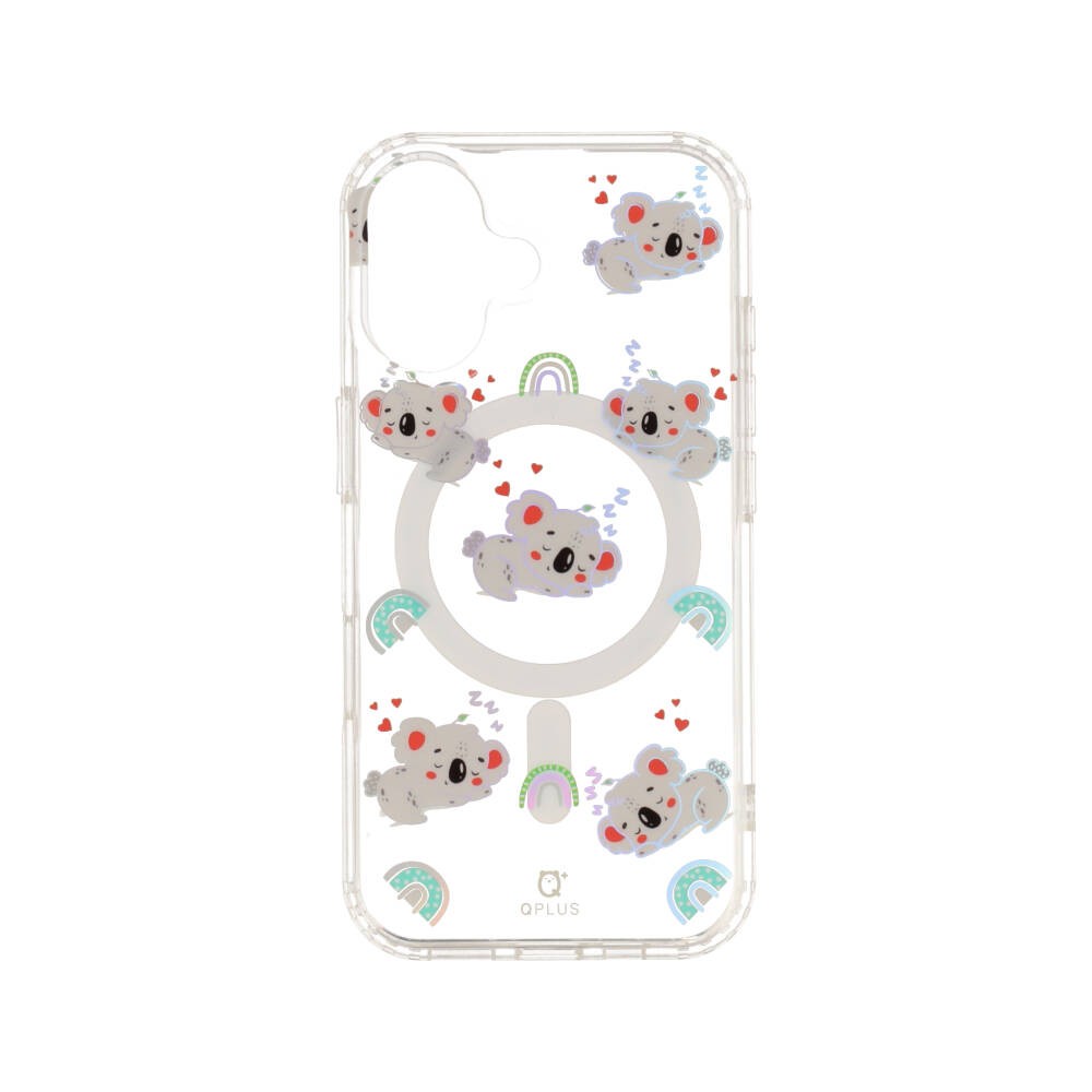 เคส QPLUS iPhone 16 Koala Clear with Magnetic