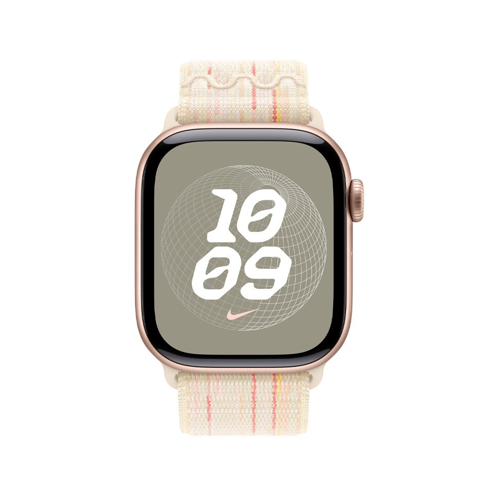 สาย Apple Watch 40mm Starlight/Pink Nike Sport Loop