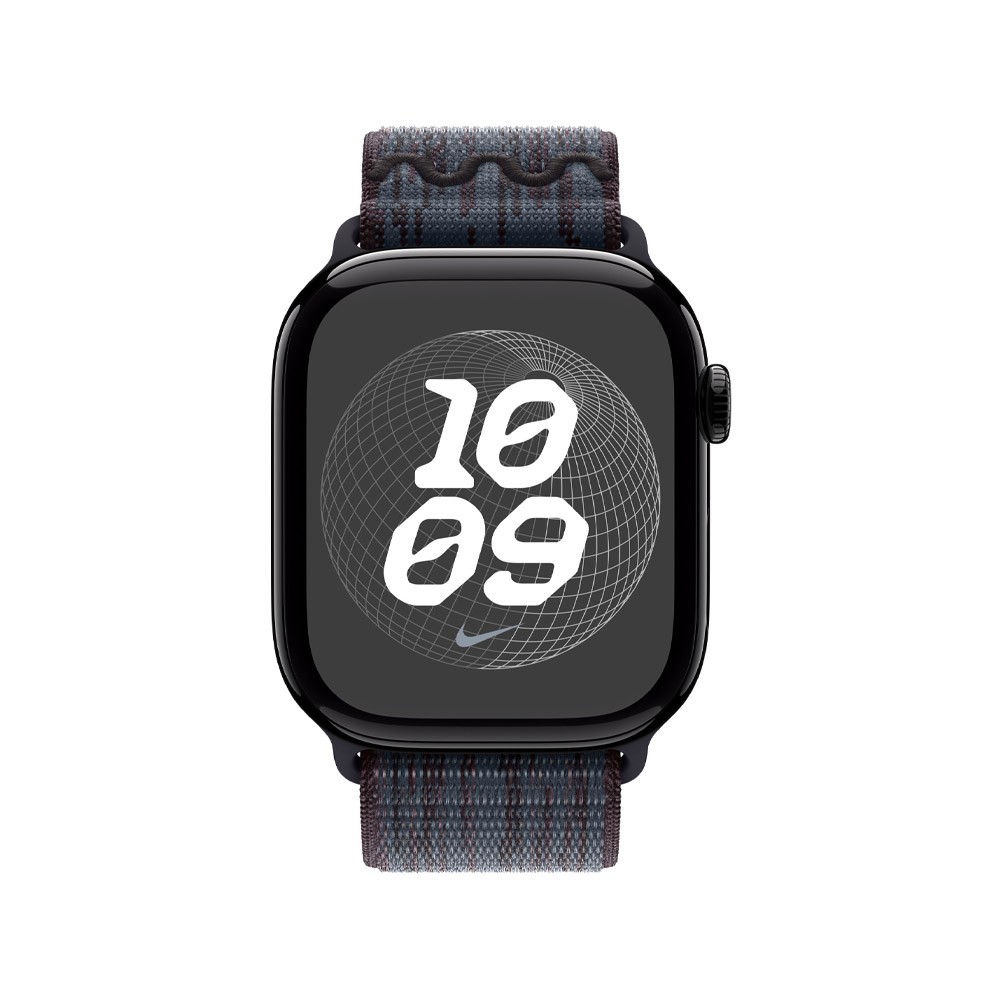 สาย Apple Watch 46mm Black/Blue Nike Sport Loop