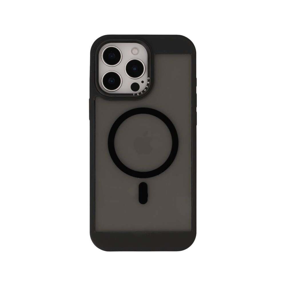 เคส TECHPRO iPhone 16 Pro Max Grey Jacket style with Magnetic