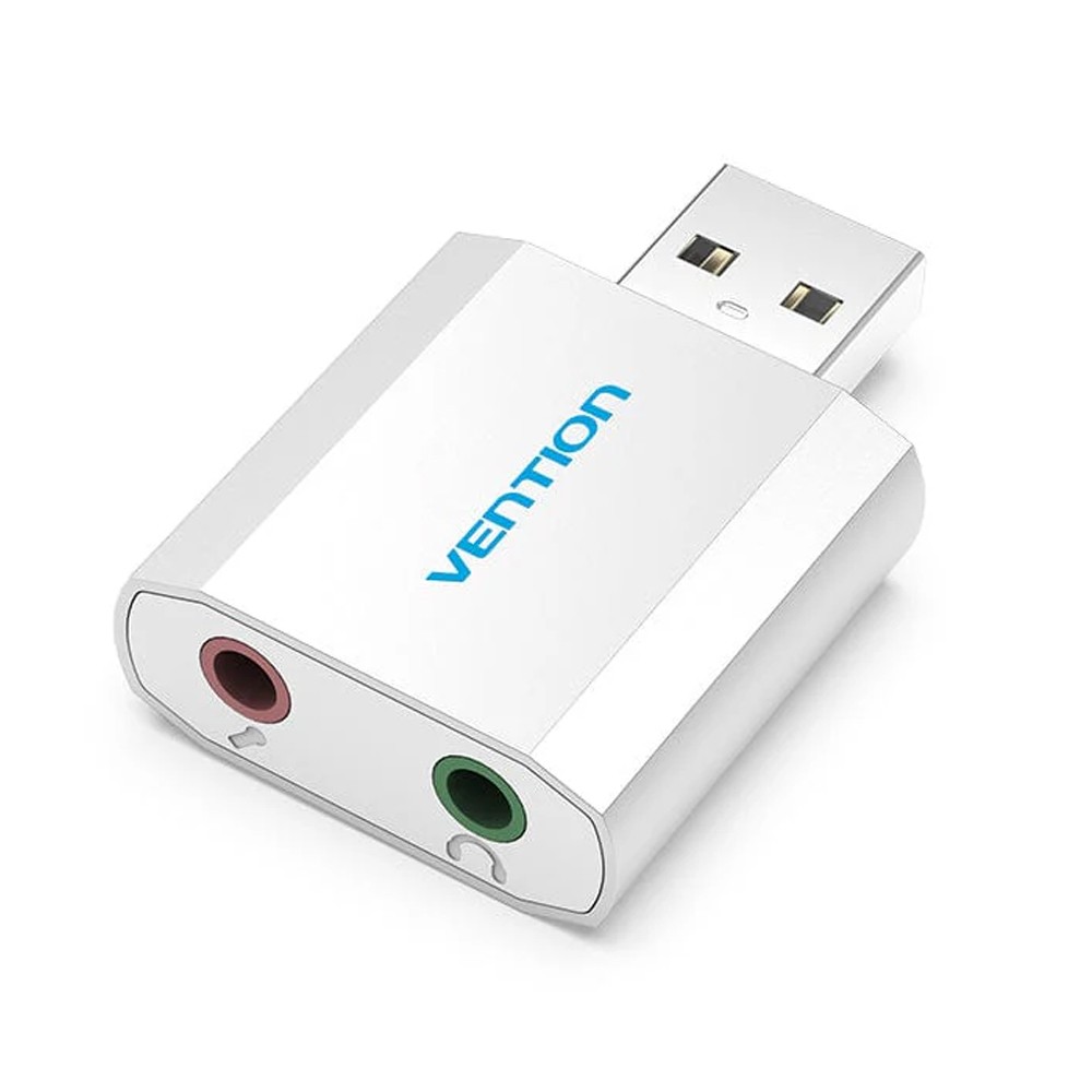 การ์ดเสียง Vention USB External Sound Card Adapter