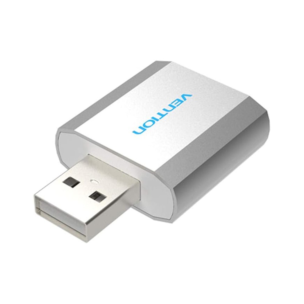 การ์ดเสียง Vention USB External Sound Card Adapter