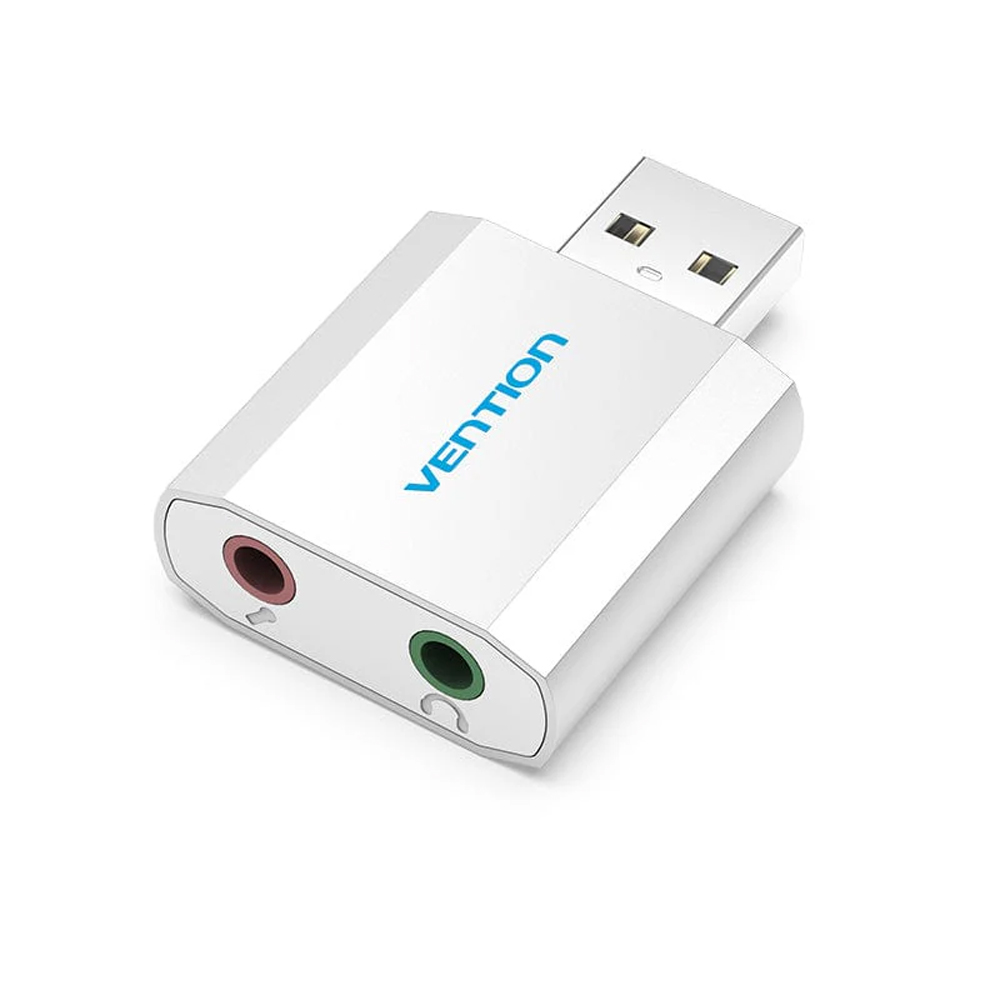 การ์ดเสียง Vention USB External Sound Card Adapter