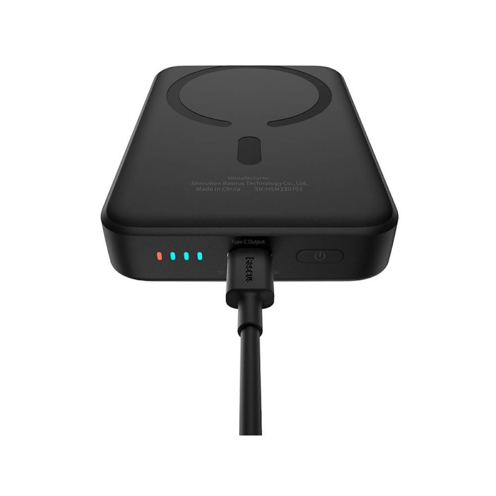 พาวเวอร์แบงค์ Baseus 10,000 mAh Magnetic Mini Air Black