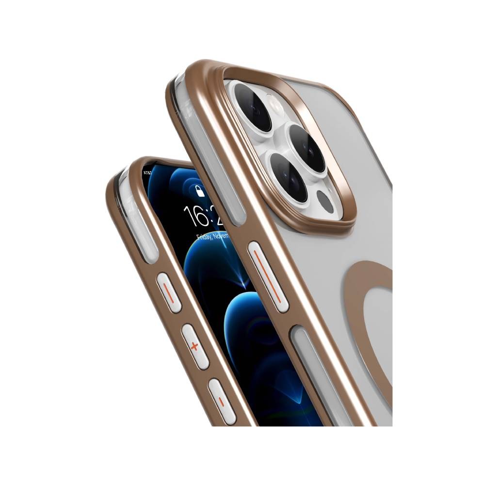 เคส Mutural iPhone 16 Pro Frame Magsafe/Bronze