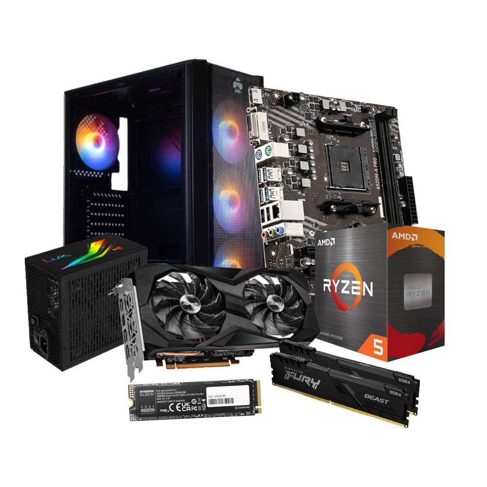 Computer Set - AMD VALUE SET2 (R5 5600 | RAM16GB/3200 | SSD 512GB | RX6600)