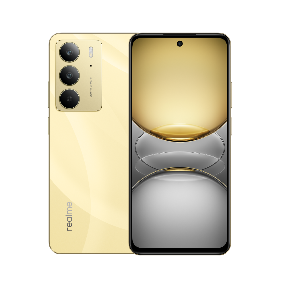 สมาร์ทโฟน Realme C75 สีทอง Lightning Gold