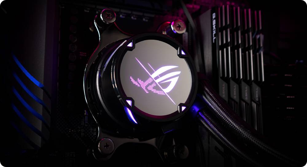 เอซุส ชุดระบายความร้อนซีพียู ROG STRIX LC II 360 RGB สีดำ | Makro PRO