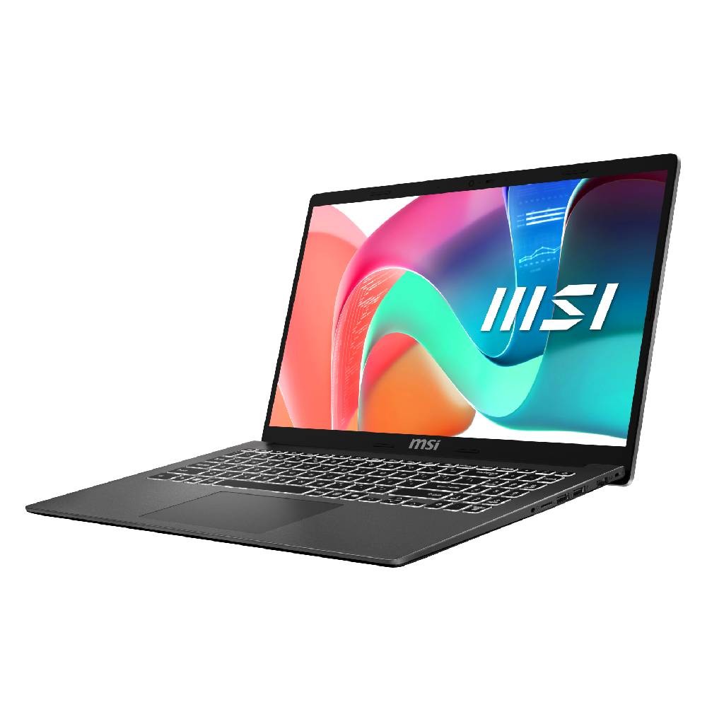 โน๊ตบุ๊คบางเบา MSI Modern 15 F1MG-027TH Platinum Gray