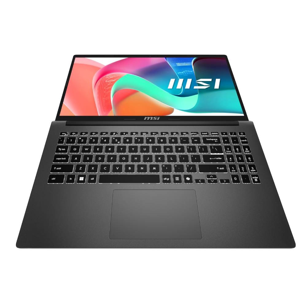 โน๊ตบุ๊คบางเบา MSI Modern 15 F1MG-027TH Platinum Gray