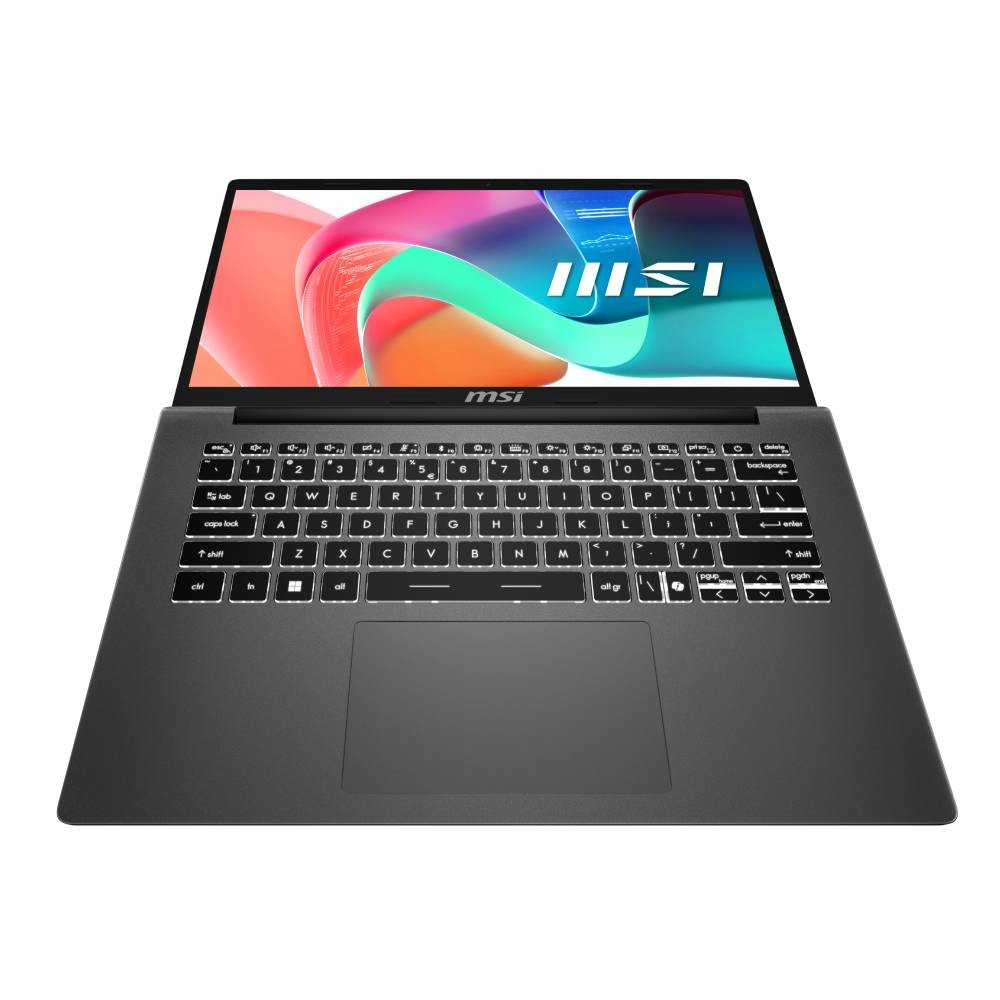 โน๊ตบุ๊คบางเบา MSI Modern 14 F1MG-024TH Platinum Gray