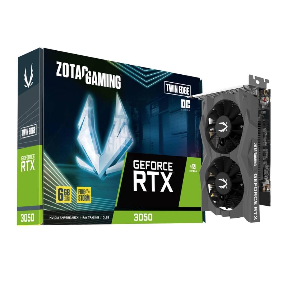 การ์ดจอ ZOTAC GAMING GeForce RTX 3050 Twin Edge OC 6GB