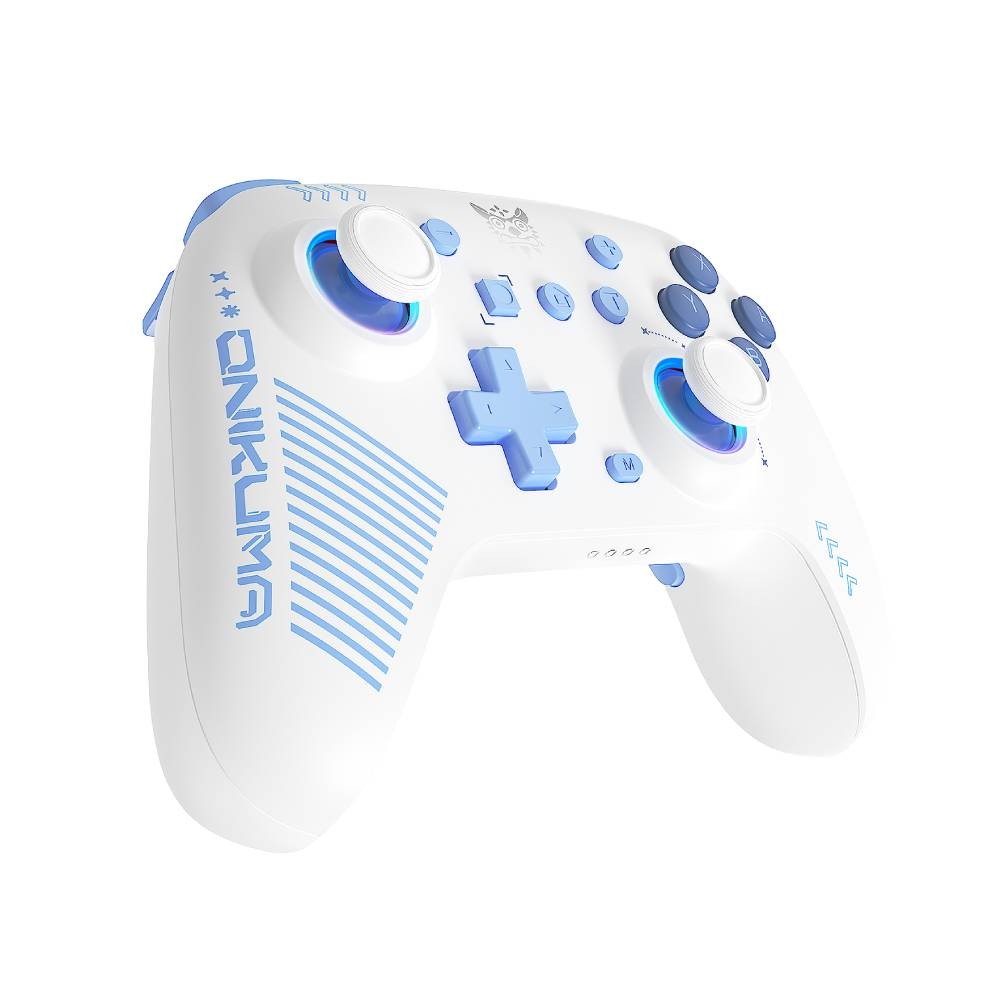 จอยคอนโทรลเลอร์ Onikuma Gaming Controller Wireless Iruka สีขาว