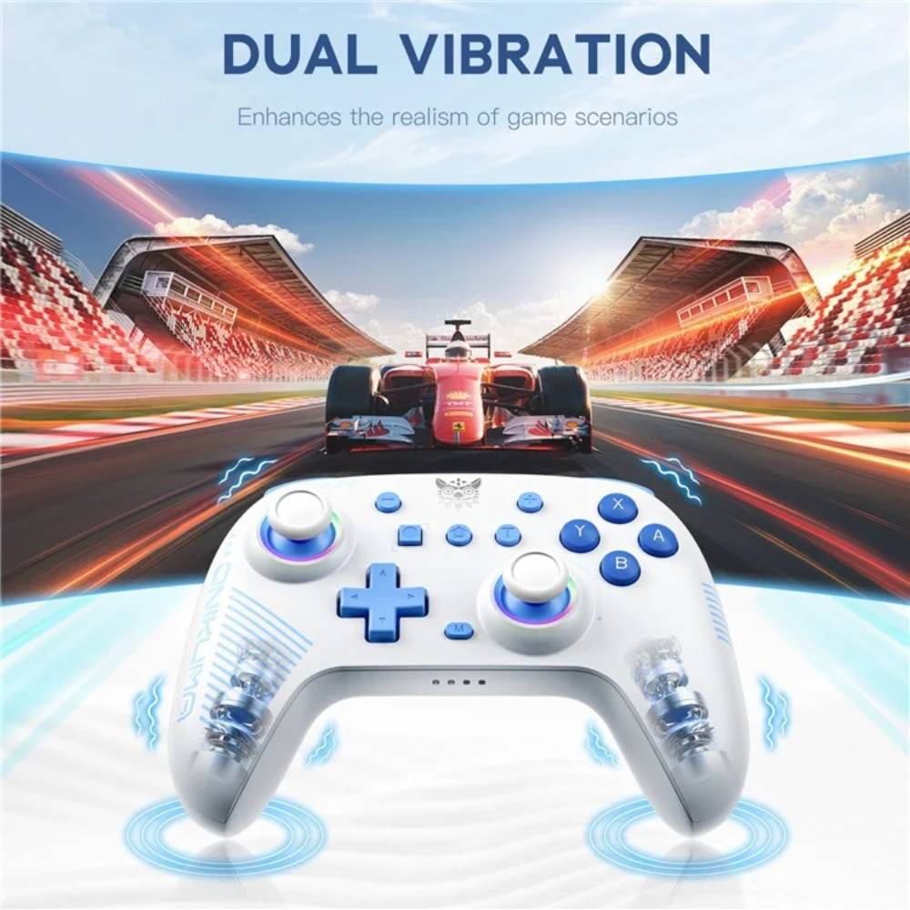 จอยคอนโทรลเลอร์ Onikuma Gaming Controller Wireless Iruka สีขาว