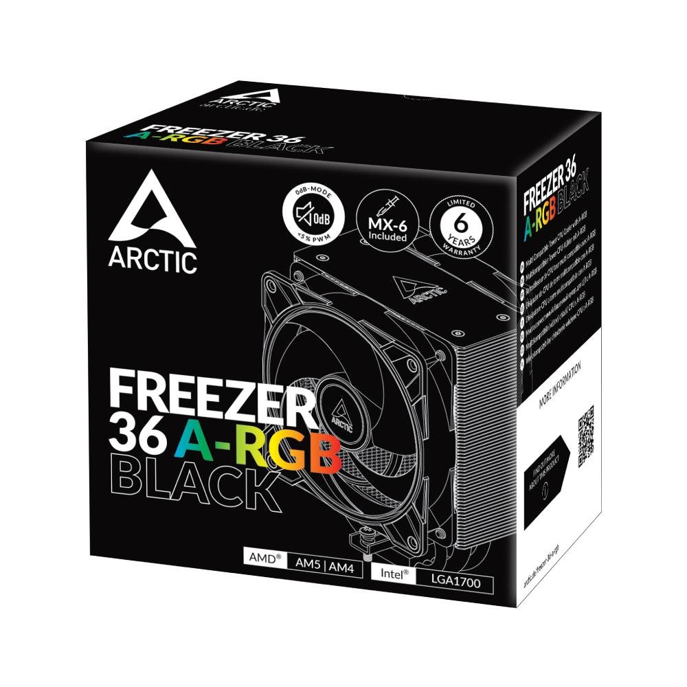 พัดลมซีพียู ARCTIC Freezer 36 A-RGB (Black) CPU Air Cooler