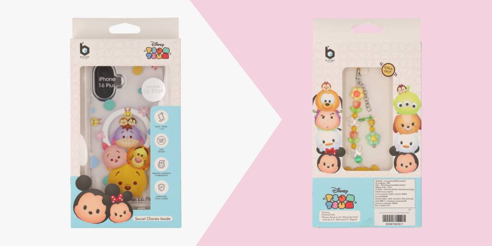 เคส Blue Box iPhone 16 Plus Mickey & Friend Tsum Tsum Winnie Chip&Dale ...