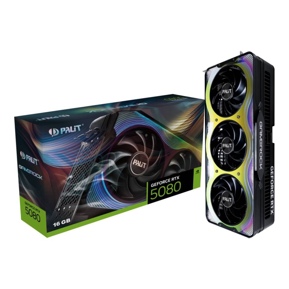 การ์ดจอ Palit GeForce RTX 5080 GameRock 16GB GDDR7