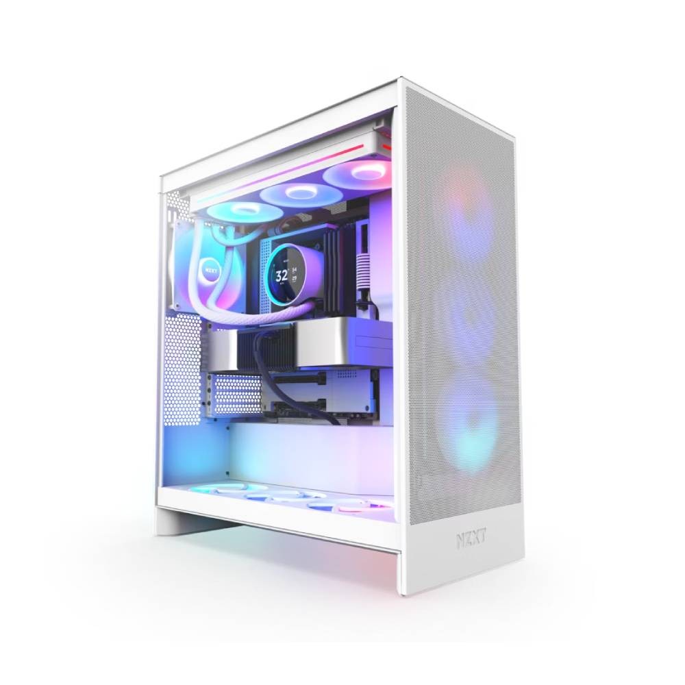 ชุดระบายความร้อนซีพียู NZXT KRAKEN Elite V2 360 RGB White (RL-KR36E-W2)