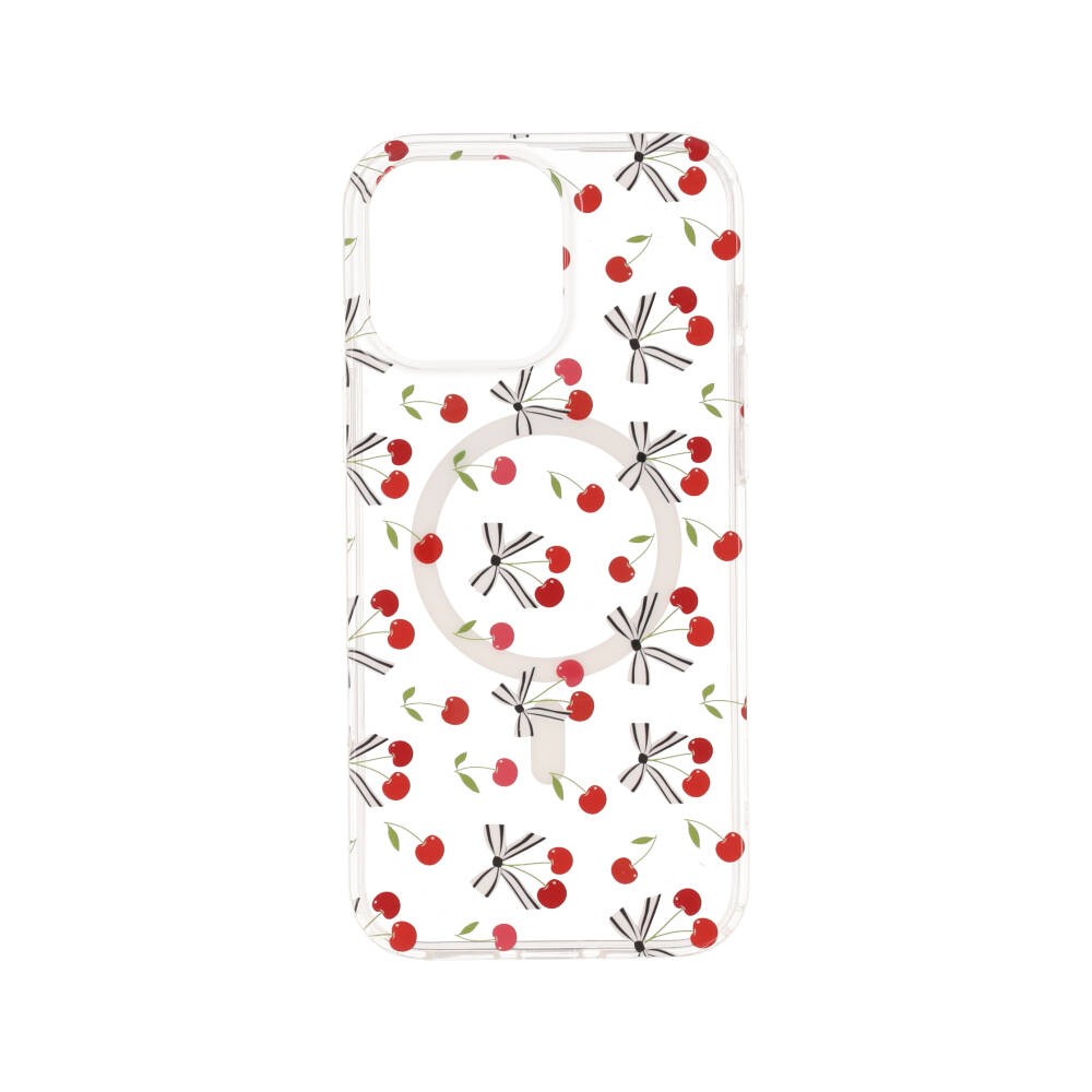 เคส QPLUS iPhone 16 Pro Max Cherry Bow Bliss with Magnetic Griptok
