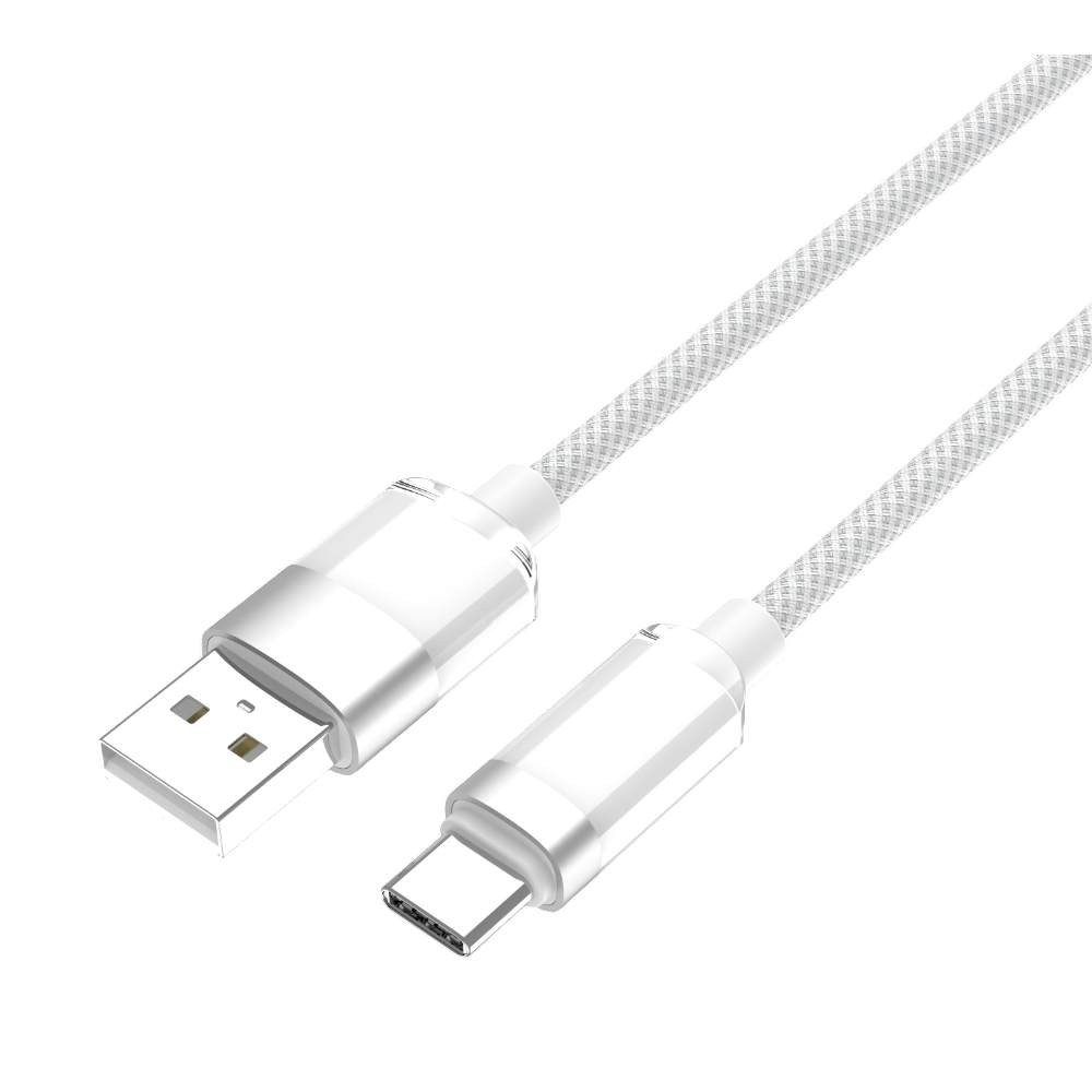 สายชาร์จ UVOLT USB-A to USB-C DATA Cable 18W 1.2M White