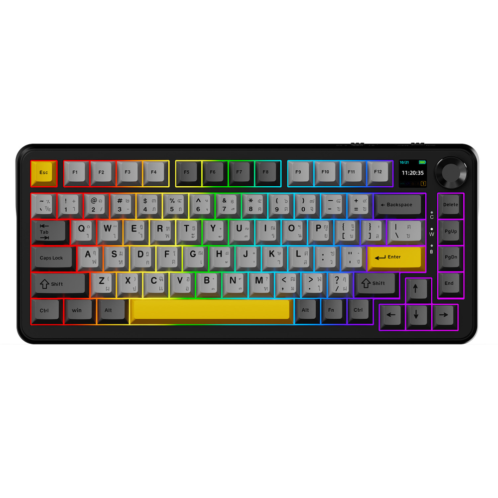 Ajazz AK820MaxPlus Gasket Tri-Mod RGB Starry Night Maila Switch