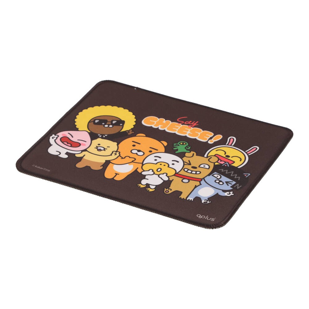 แผ่นรองเมาส์ QPLUS Mouse Pad x Kakao Say Cheese MP002 Black