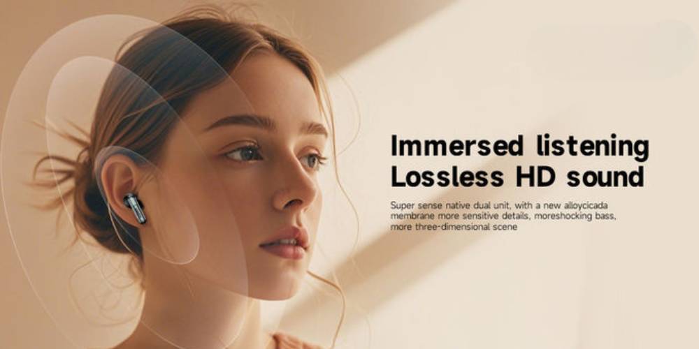 หูฟังไร้สาย Tazata P102 PRO TWS Black