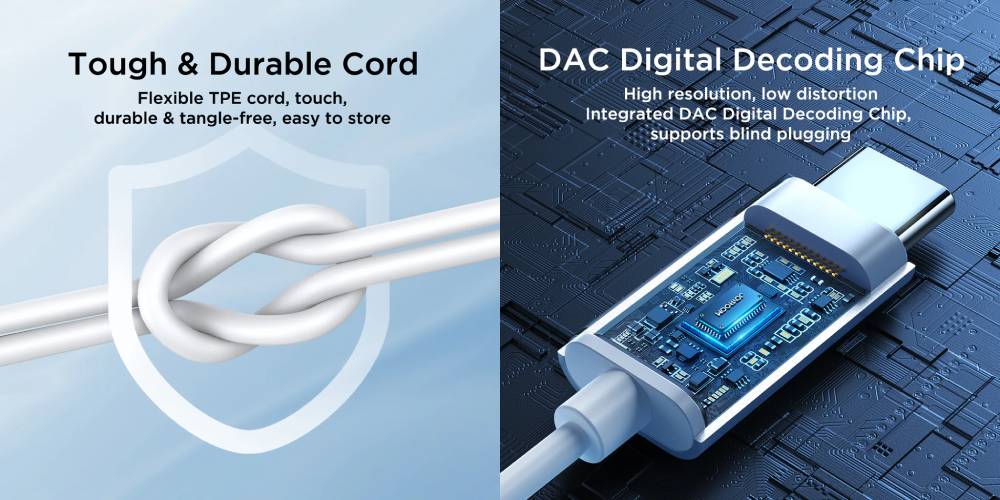 หูฟัง JOYROOM TYPE-C Series (JR-EC06) Dark Gray