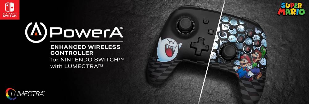 พาวเวอร์เอ จอยคอนโทรลเลอร์ ลายLumectra Mario Peek-A-Boo Ghost สำหรับ ...