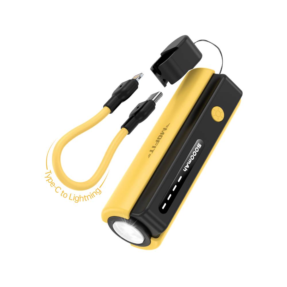 พาวเวอร์แบงค์ MOFIT 5000 mAh/with LED/with C-L Cable / MP05-L 07