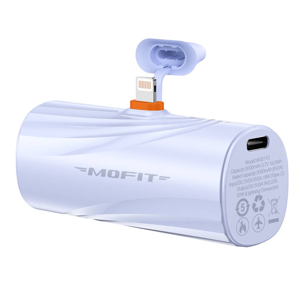 พาวเวอร์แบงค์ MOFIT 5000 mAh / MP05-L06PD Lighting