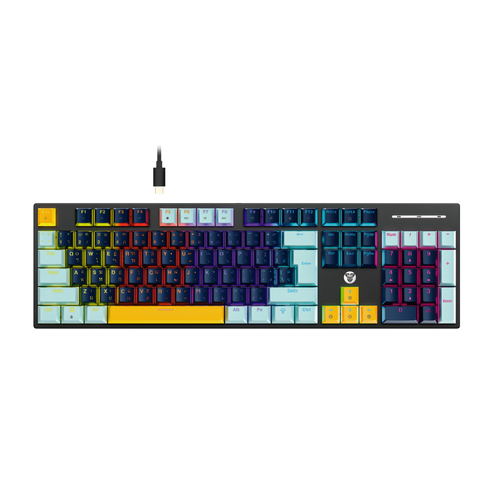 คีย์บอร์ดเกมมิ่ง Fantech Mechanical MK889S Navy Blue