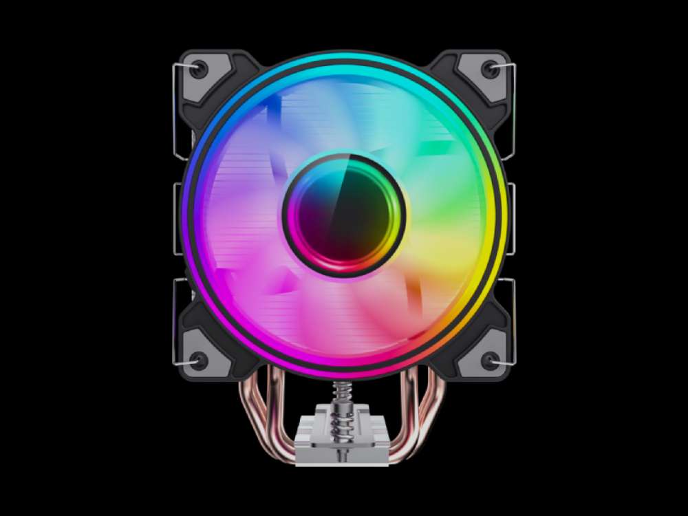 เกมแมก พัดลมซีพียู ICE-BLADE ARGB สีดำ | Makro PRO