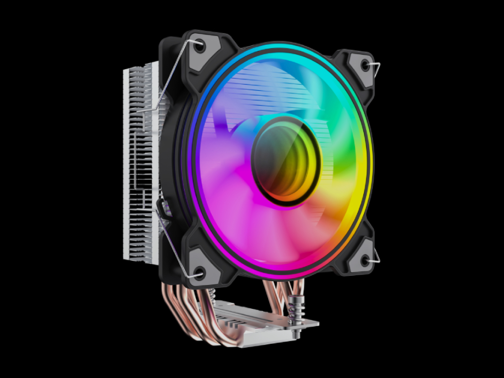 เกมแมก พัดลมซีพียู ICE-BLADE ARGB สีดำ | Makro PRO