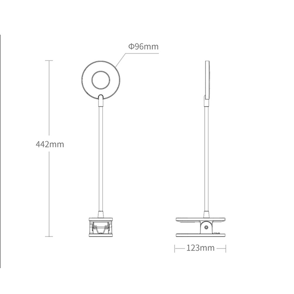 โคมไฟแบบหนีบ Xiaomi Yeelight LED J1 Clip Lamp Chargeable