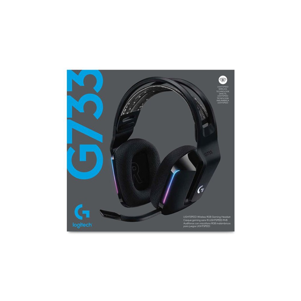 Logitech Gaming Headset G733 Lightspeed Black