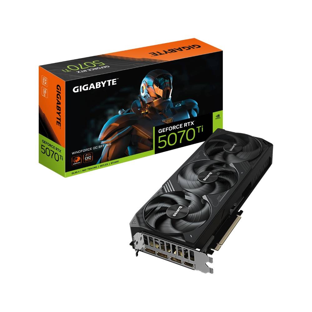 การ์ดจอ Gigabyte GeForce RTX 5070 Ti WINDFORCE OC SFF 16GB