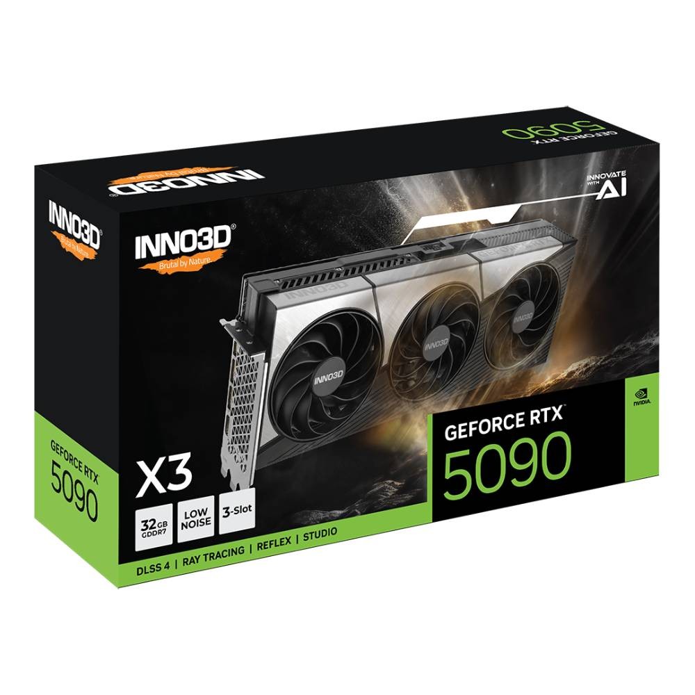 การ์ดจอ INNO3D GeForce RTX 5090 X3 32GB GDDR7 512-bit