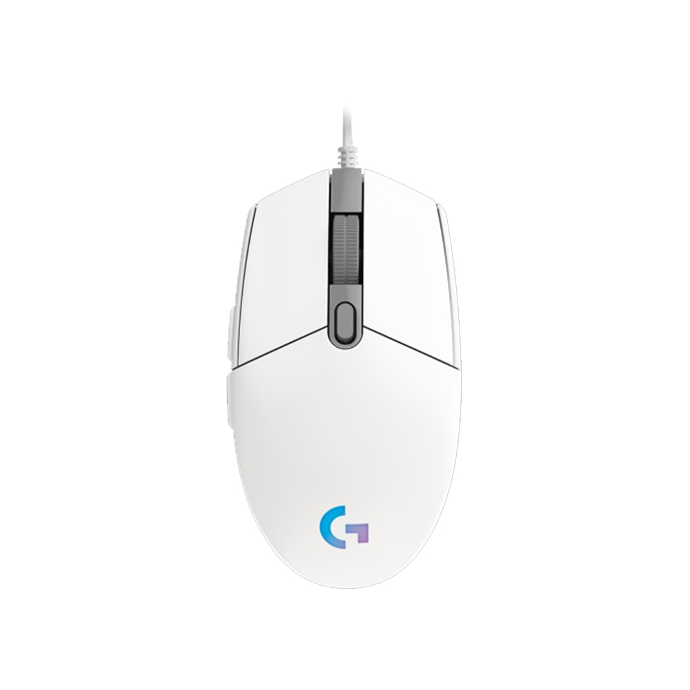 Logitech Gaming Mouse G102 Gen Lightsync White